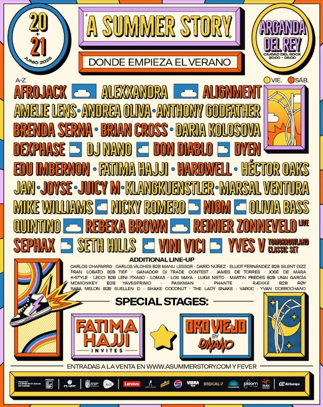 A Summer Story 2025: cartel, entradas, noticias